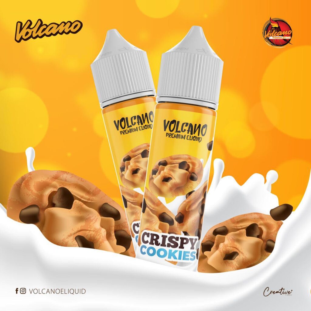 Volcano E-Liquid Crispy Cookies – Vapestation store