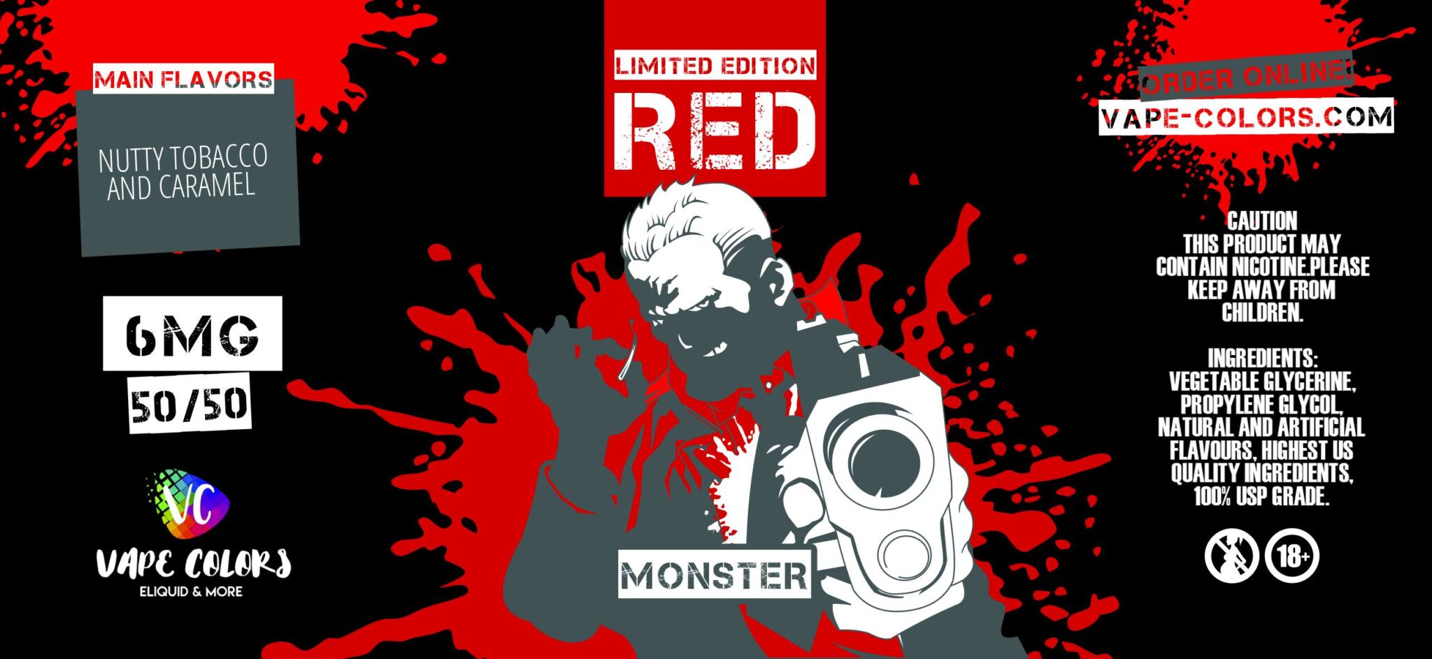 RED E-Juice MTL Monster – Vapestation store