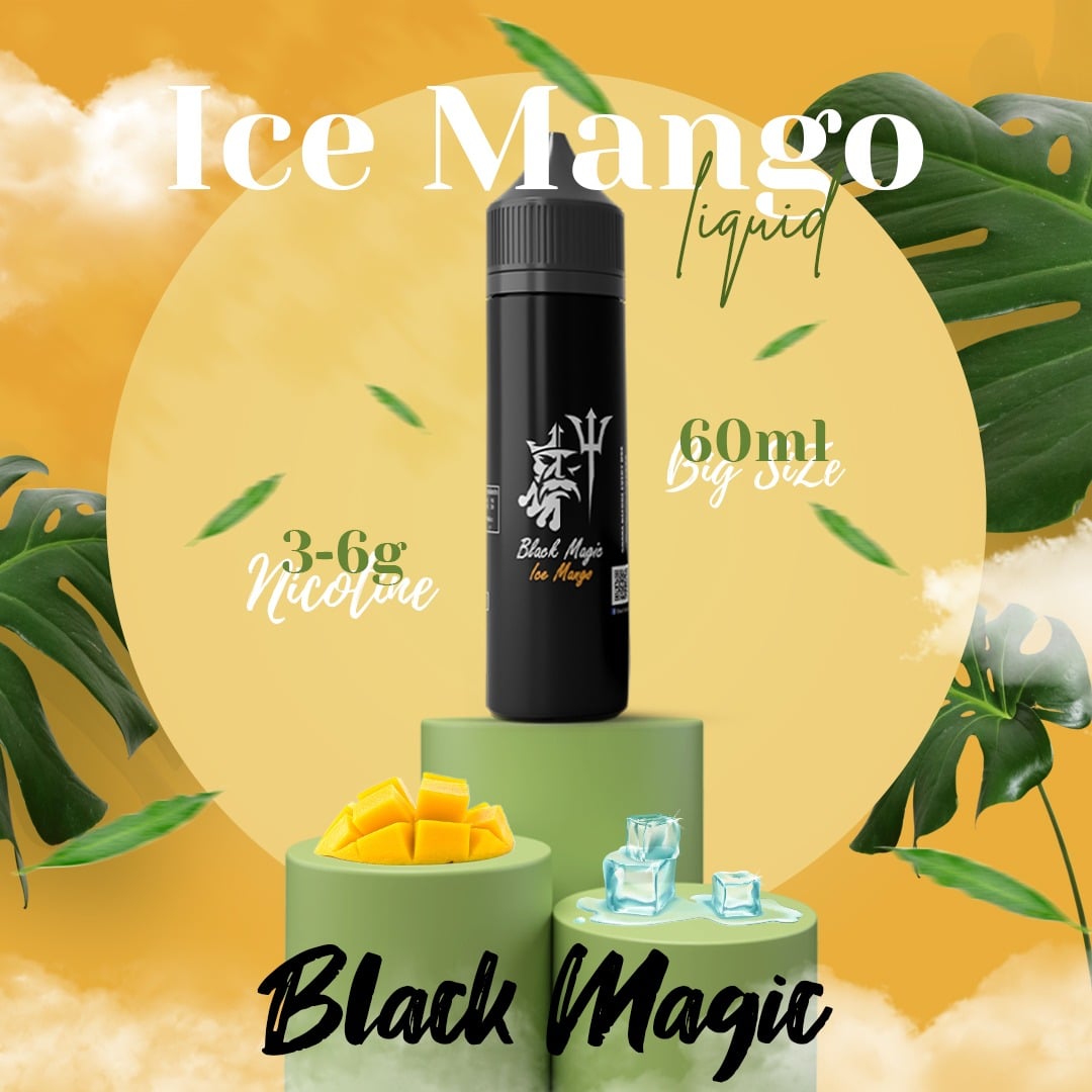 Black Magic E-Liquid Ice Mango – Vapestation store