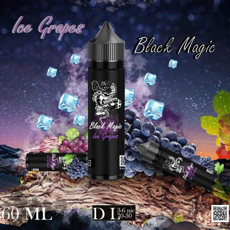 Black Magic E-Liquid Ice Grapes – Vapestation store