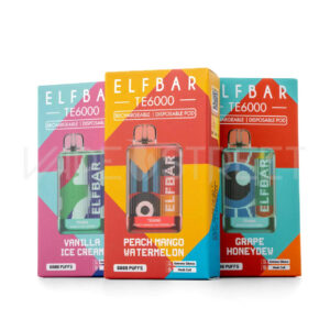 ELF BAR TE 6000 PUFFS DISPOSABLE – Vapestation store